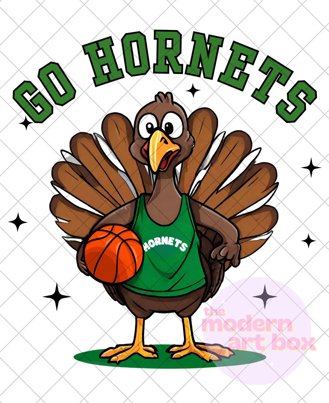 Basketball Turkey Digital Download PNG - Etsy