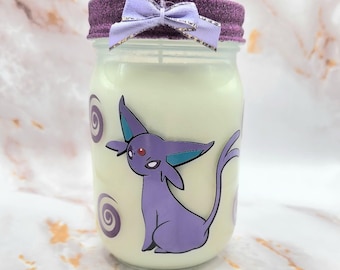 Pokemon candle gift! Glaceon Inspired 9 oz Candle Container Candles ...