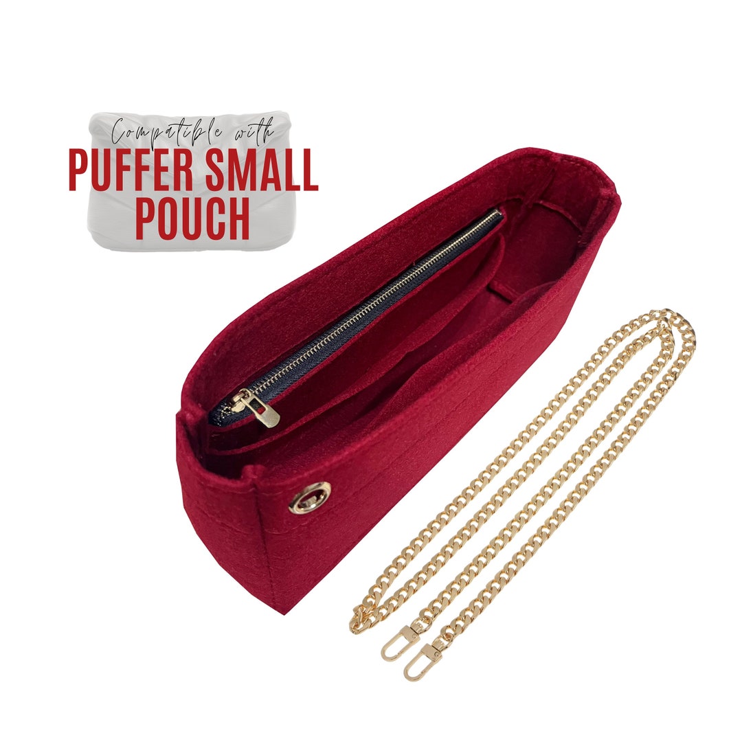 Puffer Small Pouch Organizer / Puffer Clutch Conversion Kit With Chain ...