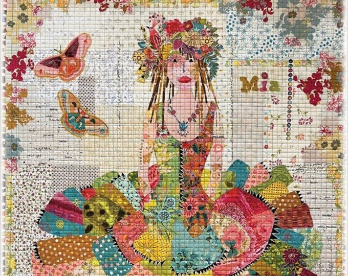 Mia Collage Quilt Patterns by Laura Heine approximately Finished Size ...