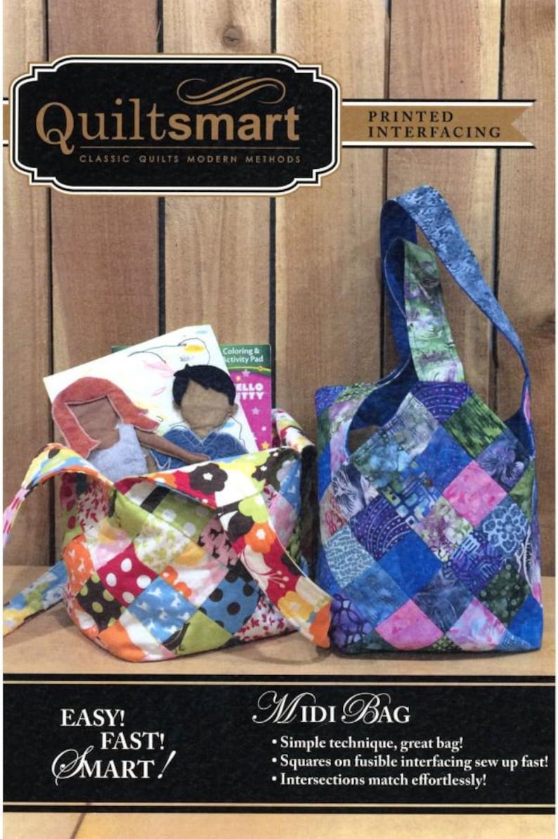 Quiltsmart Bag Interfacing Only: Mondo, Midi, Bitty Sizes; No ...
