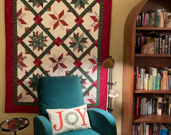 Holly Jolly Quilt Pattern by Bonnie Sullivan for All Through the Night ...