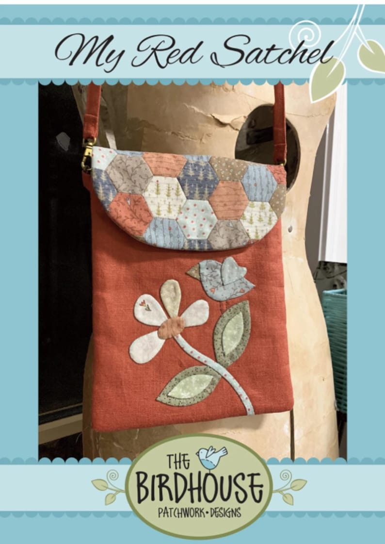 My Red Satchel From Birdhouse Patchwork Designs, Pattern by Natalie ...