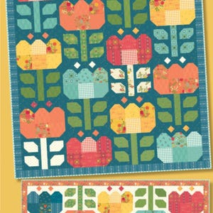 Tulip Festival Quilt Pattern by Heather Peterson - Layer Cake Friendly ...