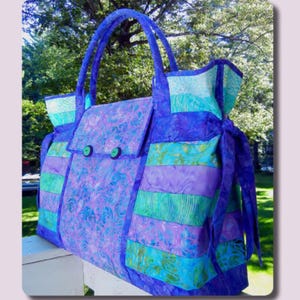 Carpet Bag Pattern by Aunties Two Patterns - Etsy
