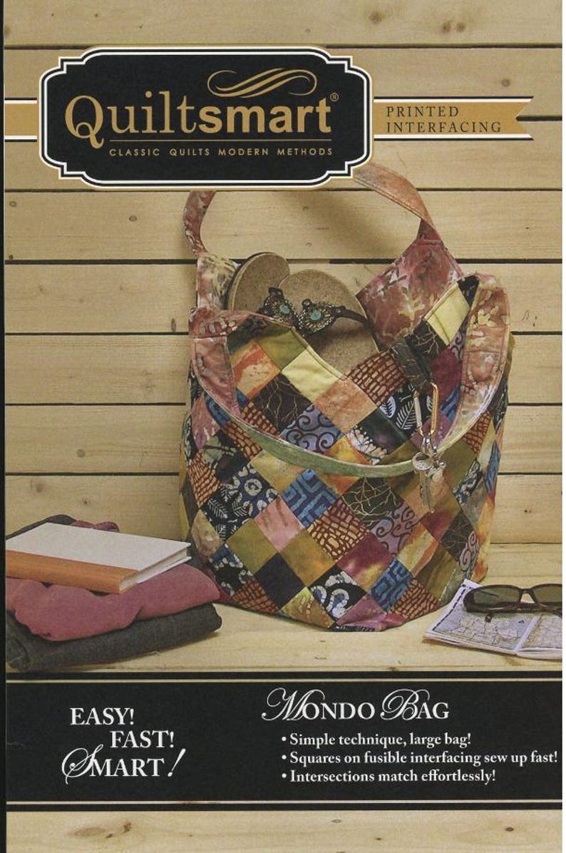 Quiltsmart Bag Interfacing Only: Mondo, Midi, Bitty Sizes; No ...