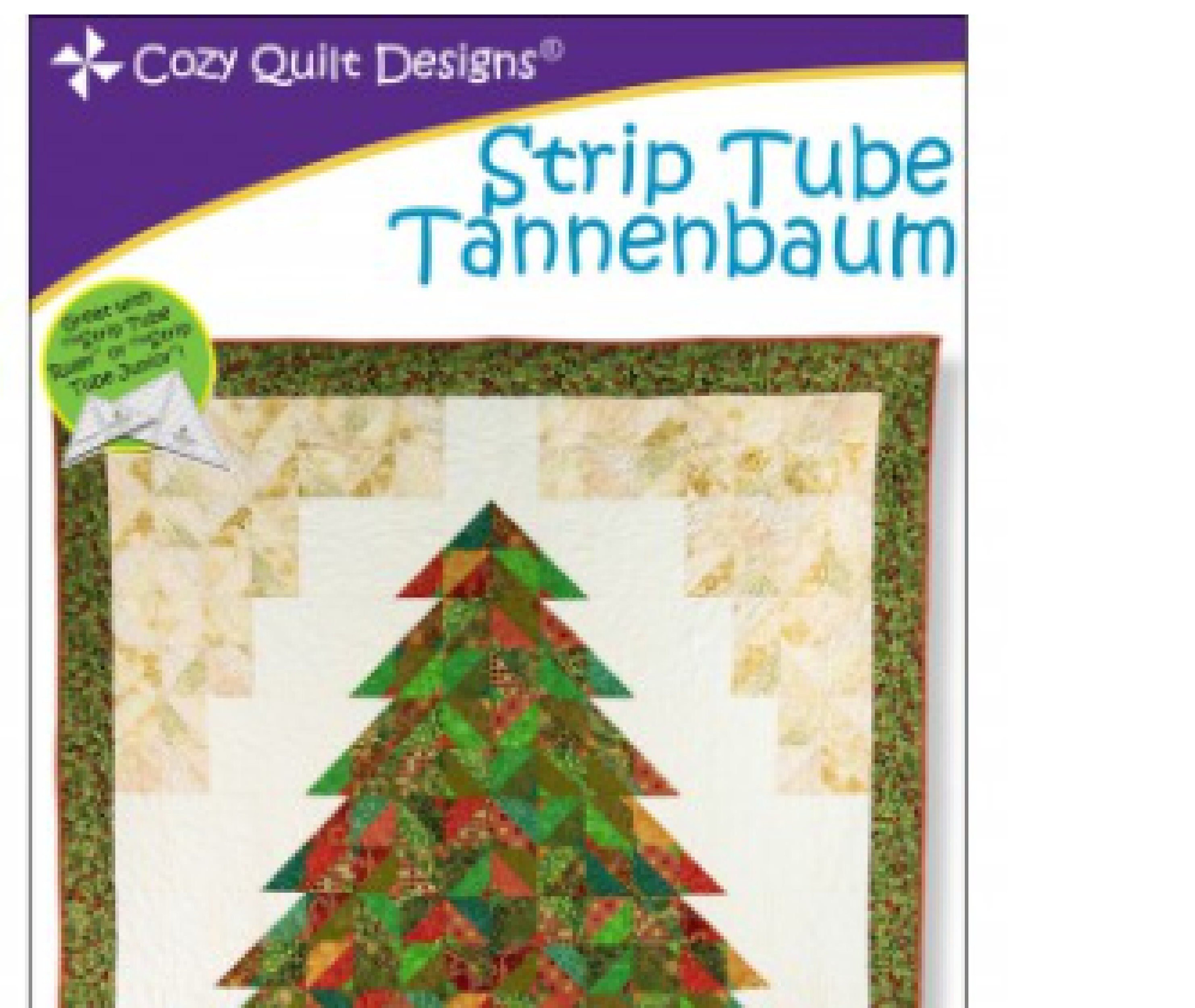 Strip Tube Tannenbaum Pattern by Cozy Quilt Designs - Etsy