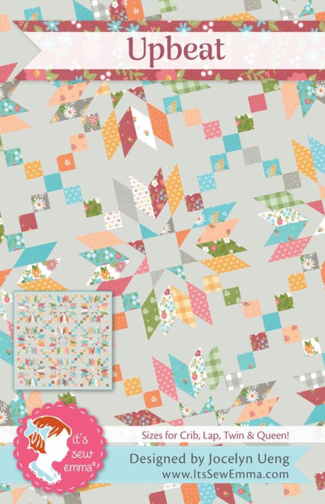 Upbeat Quilt Pattern Designed by Jocelyn Ueng - Precut Friendly ...