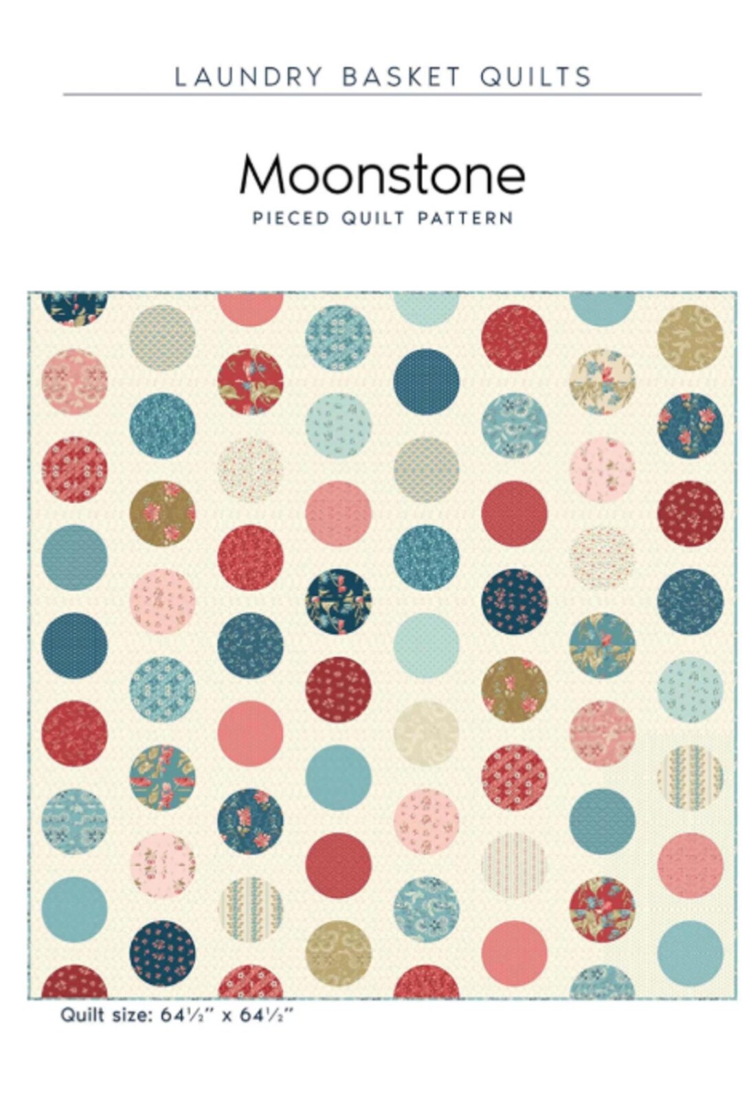 Moonstone Quilt Pattern by Edyta Sitar - 64.5" X 64.5" - Etsy