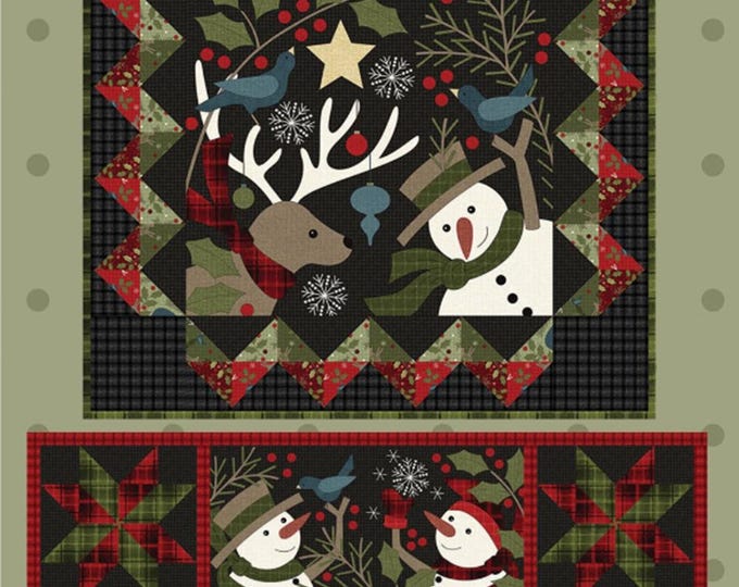 Holly Jolly Quilt Pattern by Bonnie Sullivan for All Through the Night ...