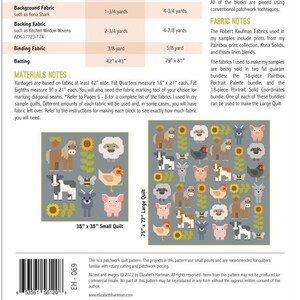 Fab Farm Quilt Pattern by Elizabeth Hartman: Two Sizes - Etsy