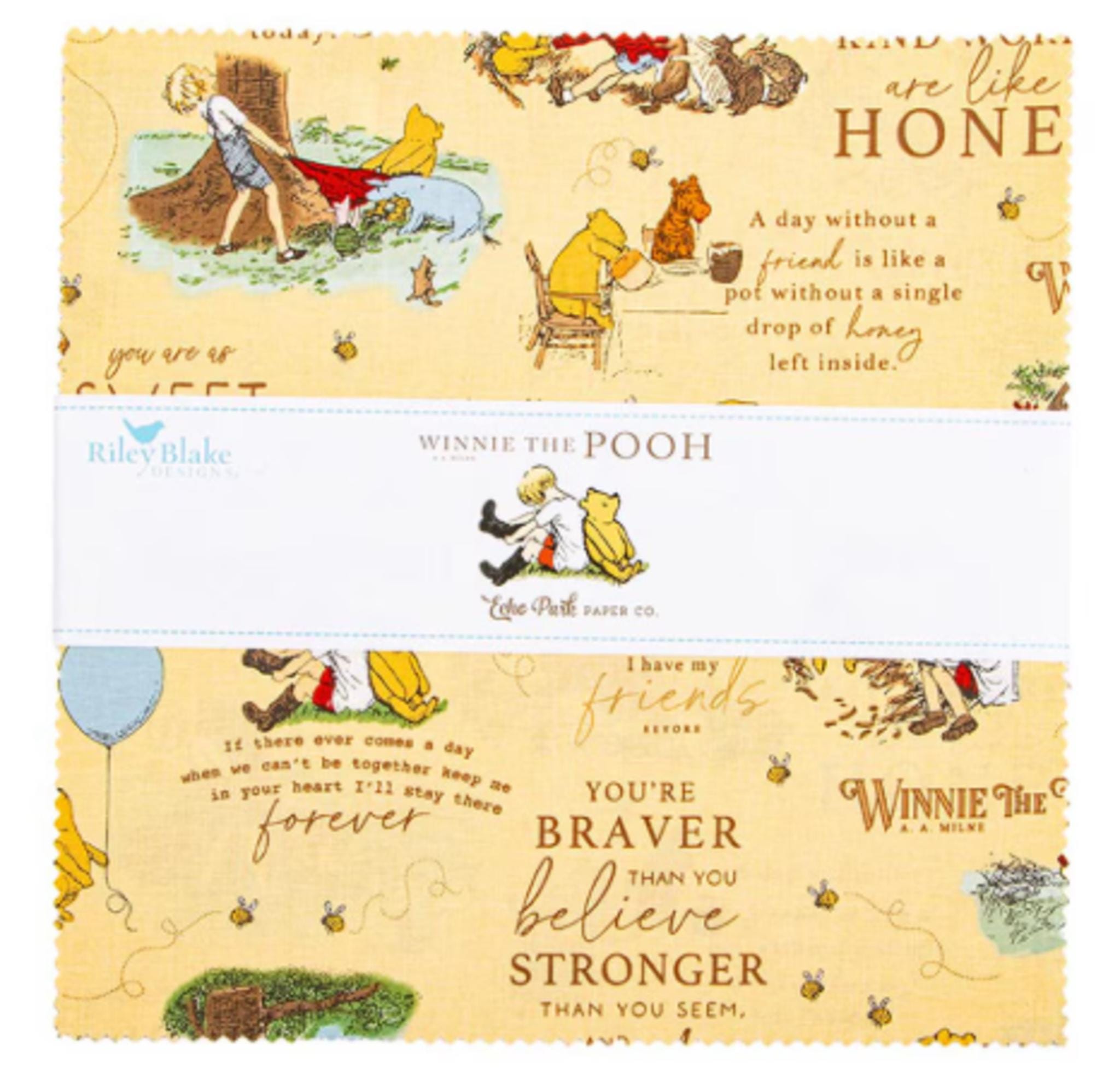 Winnie The Pooh Panel Quilt Kit Sweet As Honey Finished Size