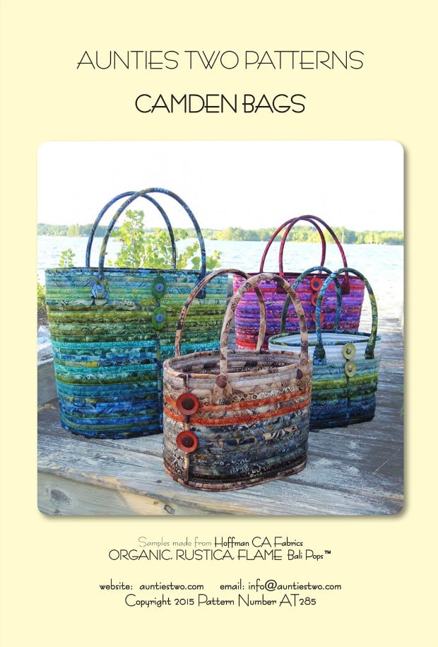 Camden Bags Pattern by Aunties Two Patterns - Includes 3 Sizes - Etsy