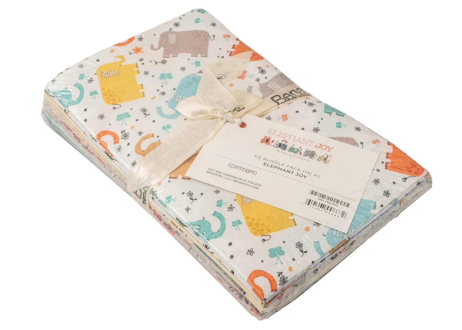 Elephant Joy Fat Qtrs - 19 Fat Quarters by Terry Runyan for Benartex ...