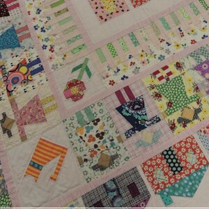 Girl Next Door Quilt Pattern by Louise Papas - 71.5" X 71.5" - Etsy