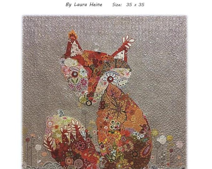 Freida Fox Collage Quilt Pattern by Laura Heine (35" X 35") - Etsy