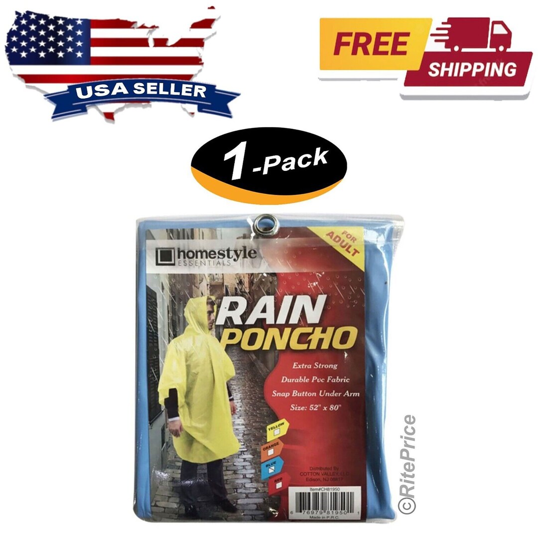 PVC Rain Sleeve Ponchos With High Quality Material for Adults ...