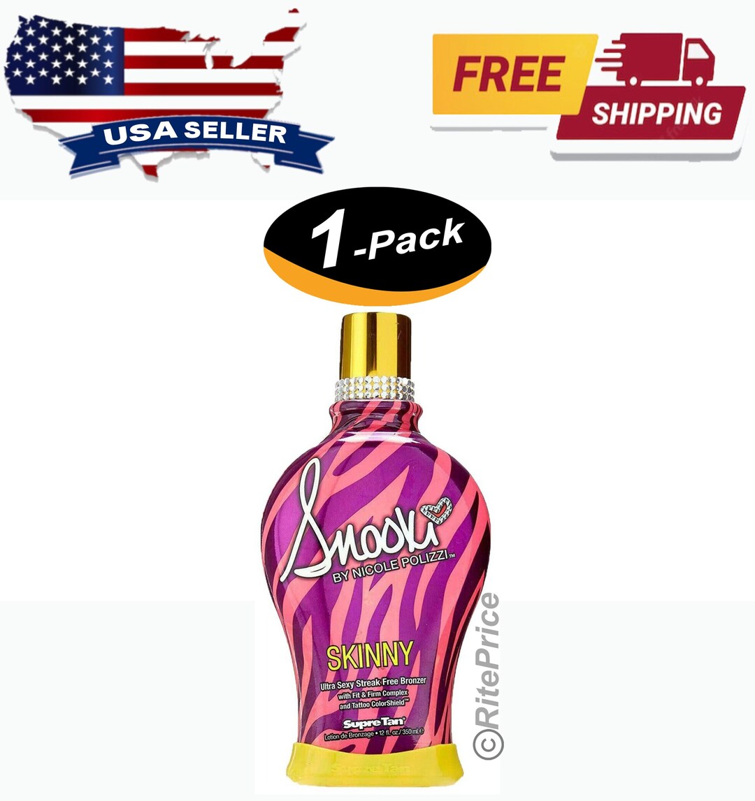 Supre SNOOKI Skinny Ultra STREAK Bronzer Indoor Tanning Lotion 12 Oz. 1 ...