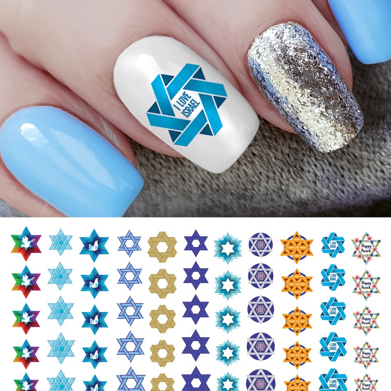 Star of David Nails - Etsy