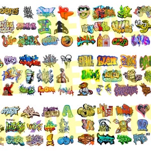 HO Scale Train Graffiti Decals - Mega Sheet #4 for Model Trains - Etsy