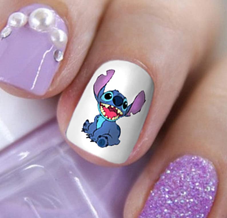 Lilo & Stitch Disney Nail Decals - Etsy