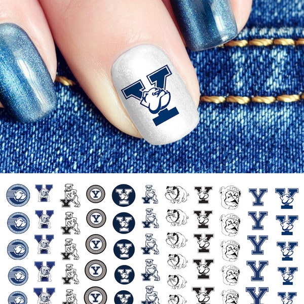 Football Nail Decals - Etsy