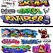HO Scale Train Graffiti Decals - 2 Pack #7 for Model Trains - Etsy
