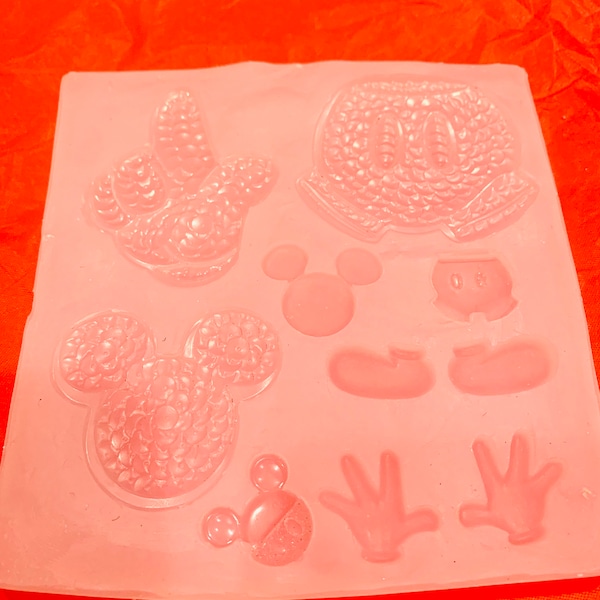 Mickey Mouse Silicone Mold - Etsy