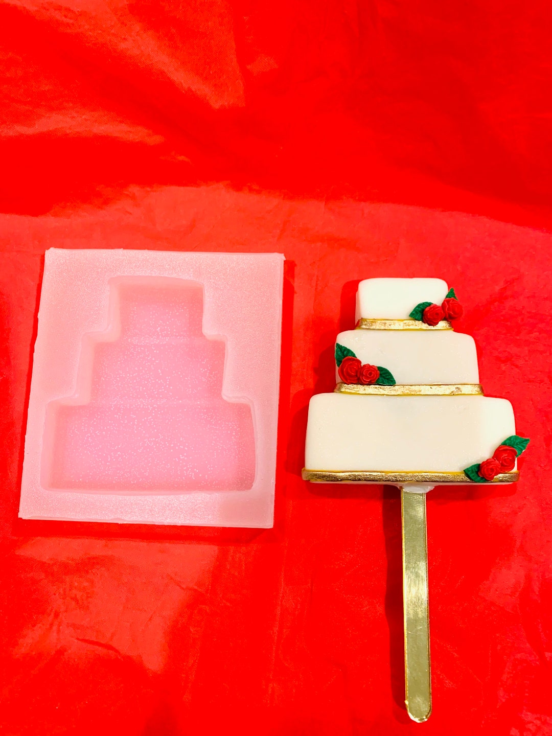 3 Tier Cakesickle Mold/wedding Cake Cakesickle Mold - Etsy