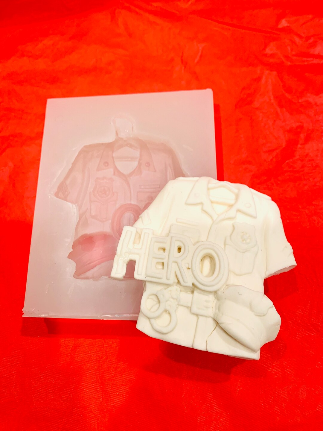 Hero/police/first Responder Mold - Etsy