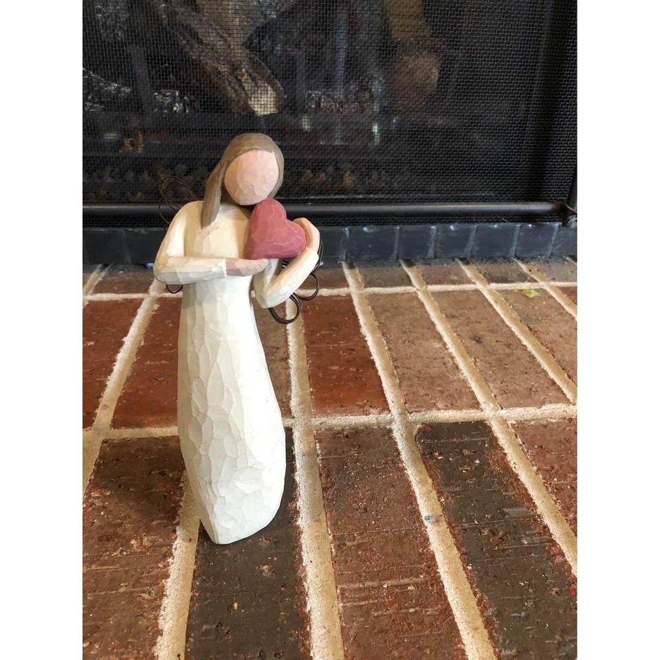 Vintage Willow Tree angel of the Heart Heart Figurine 8 in Tall Year ...