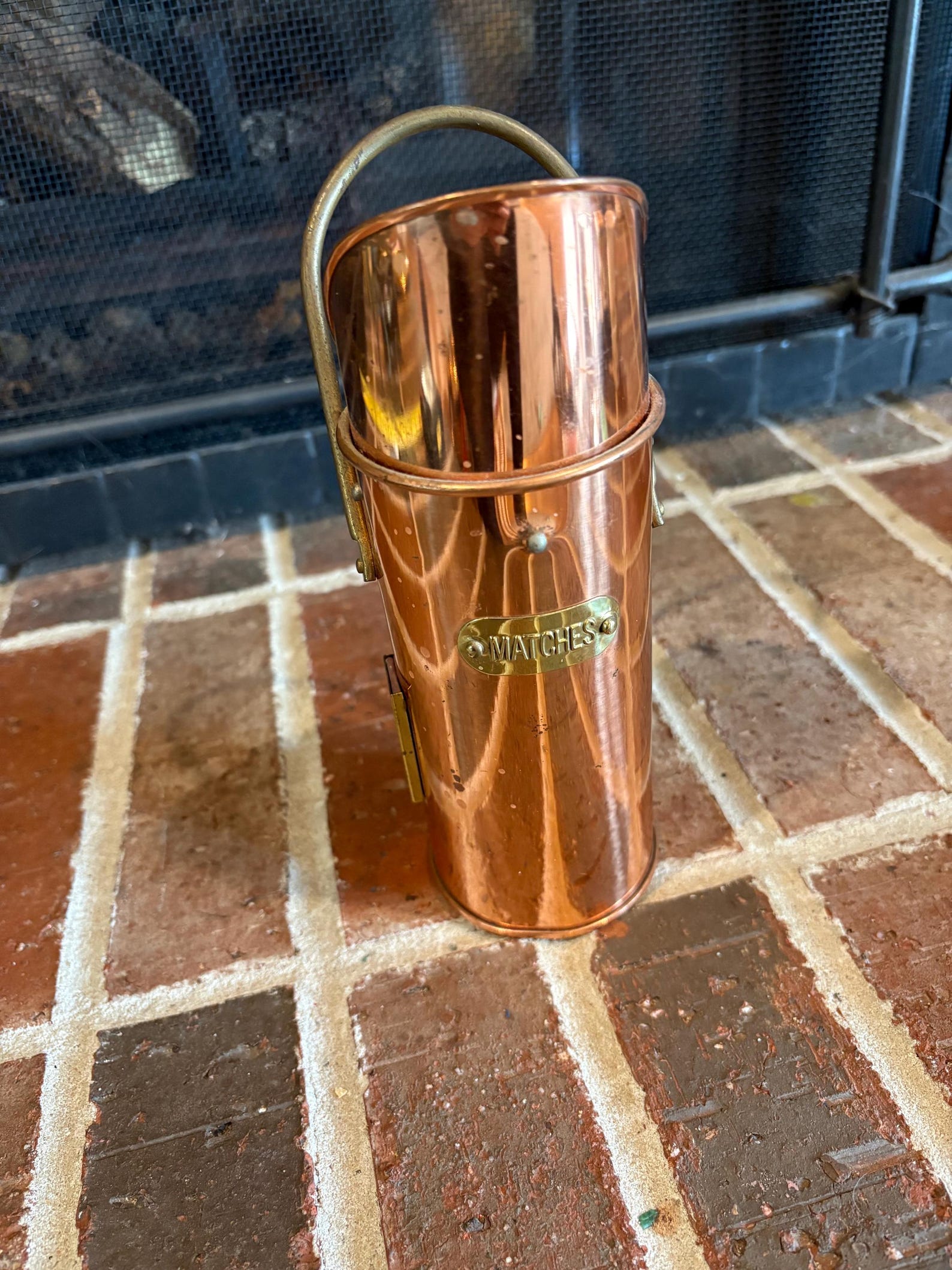 Adorable Vintage Solid Copper Matches Box 8x3” - Etsy