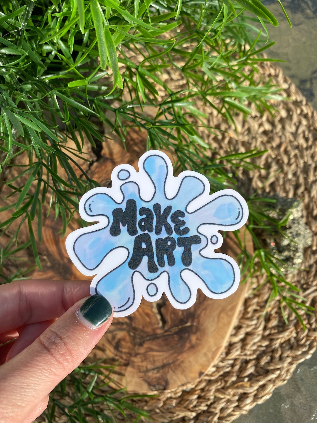 Make Art Sticker Stickers Artist Stickers Inspirational Quote Stickers ...