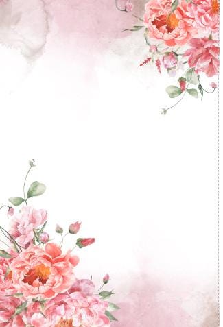 Flower Invitations- Blank - Etsy