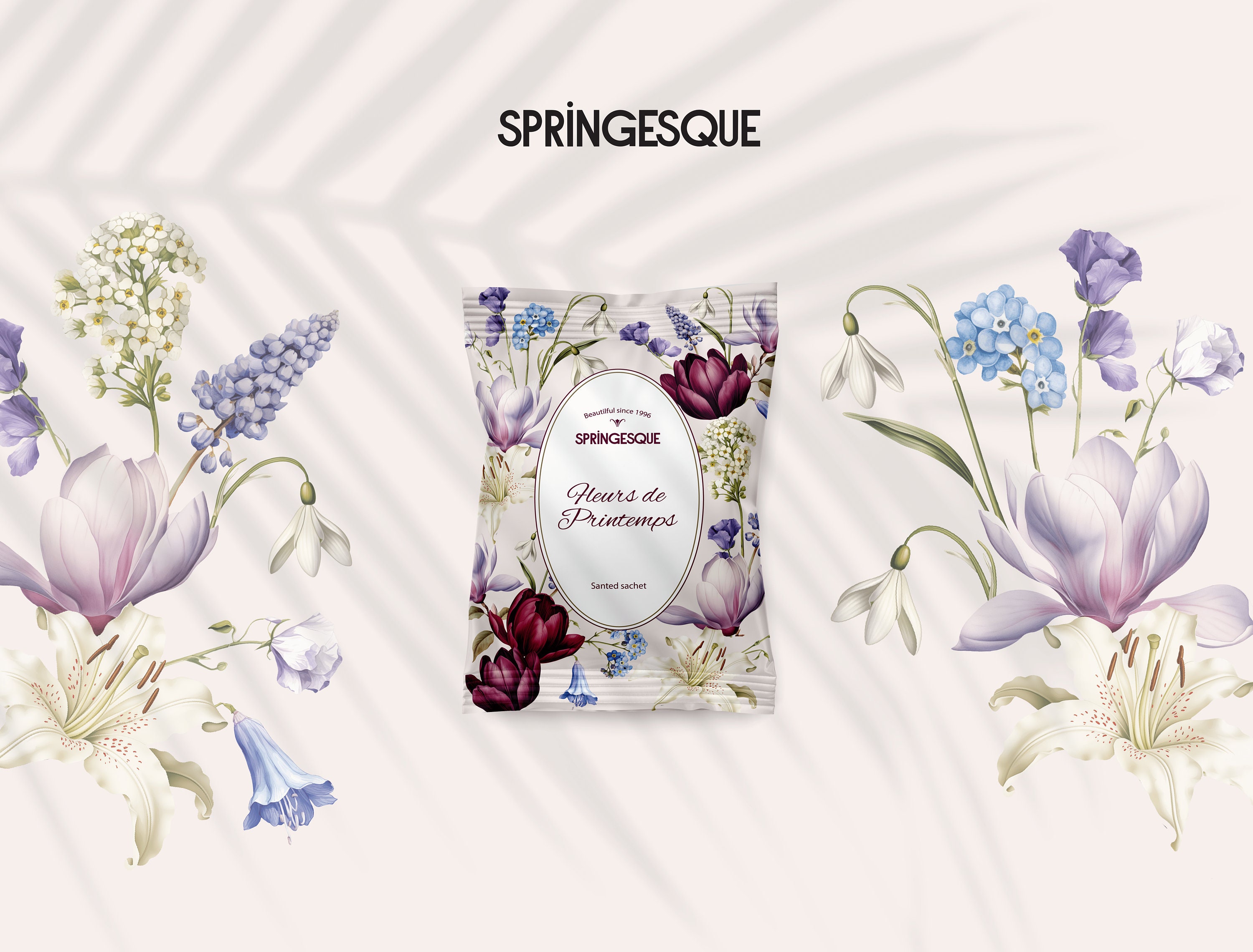 Spring Flowers Clipart Set Botanical Art Style, Digital Download, 28 ...