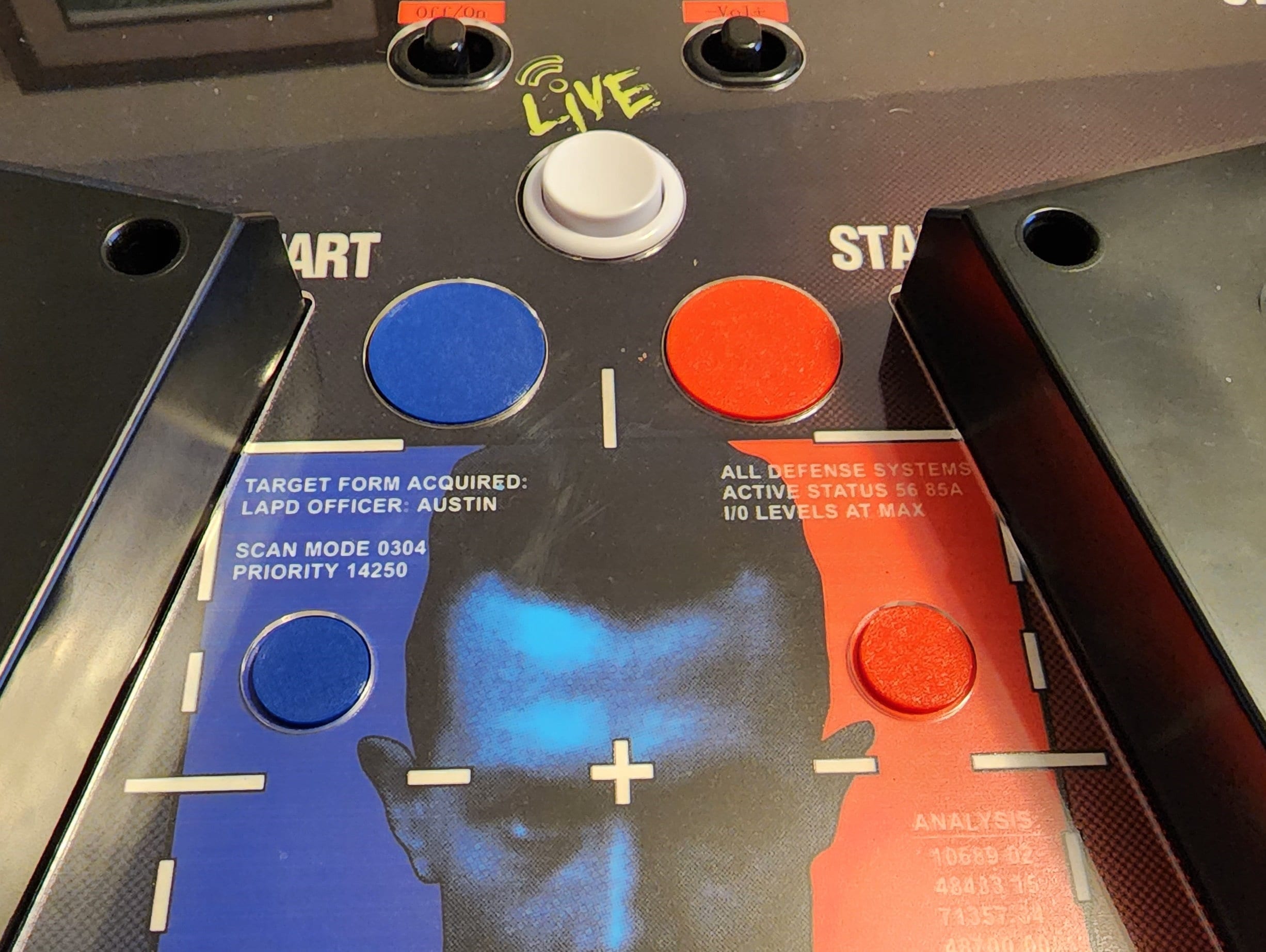 Arcade1up Terminator 2 Start Button Hole Plugs Covers - Etsy