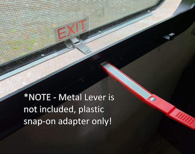 RV Emergency Exit Window Multi Position Latch Adapter Including Wind ...