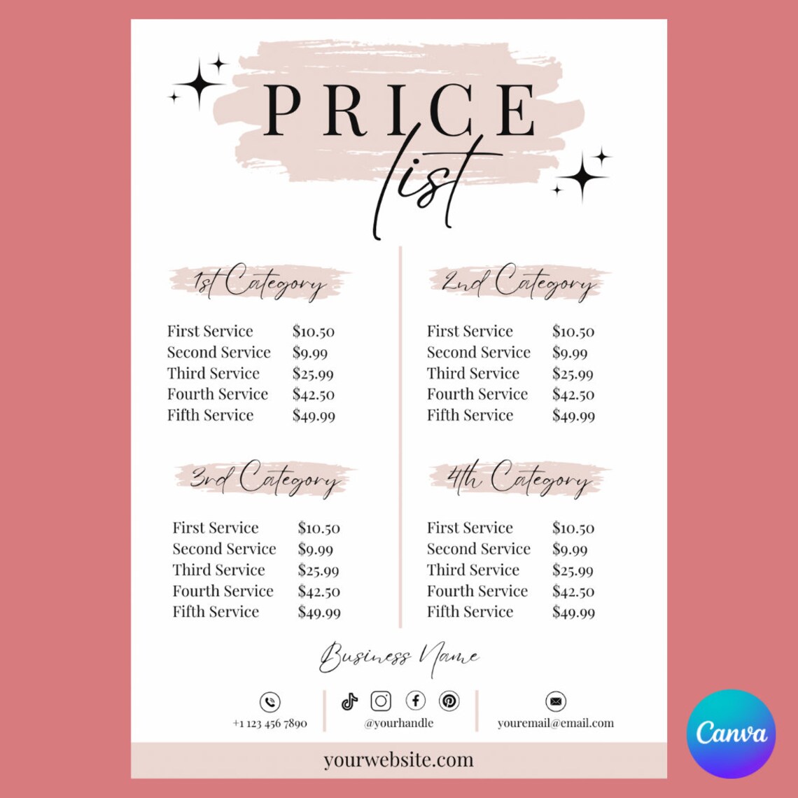 Price List, Iv Therapy Price List, Price List Temp, Wig Price List ...