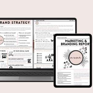 Brand Strategy Marketing Plan Marketing Plan Template Brand Strategy ...