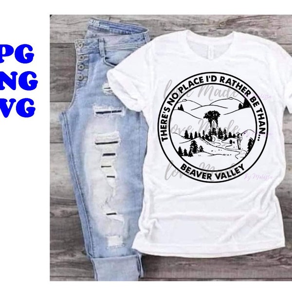 Beaver Valley Svg - Etsy
