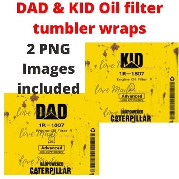 Cat Oil Filter Tumbler - Etsy