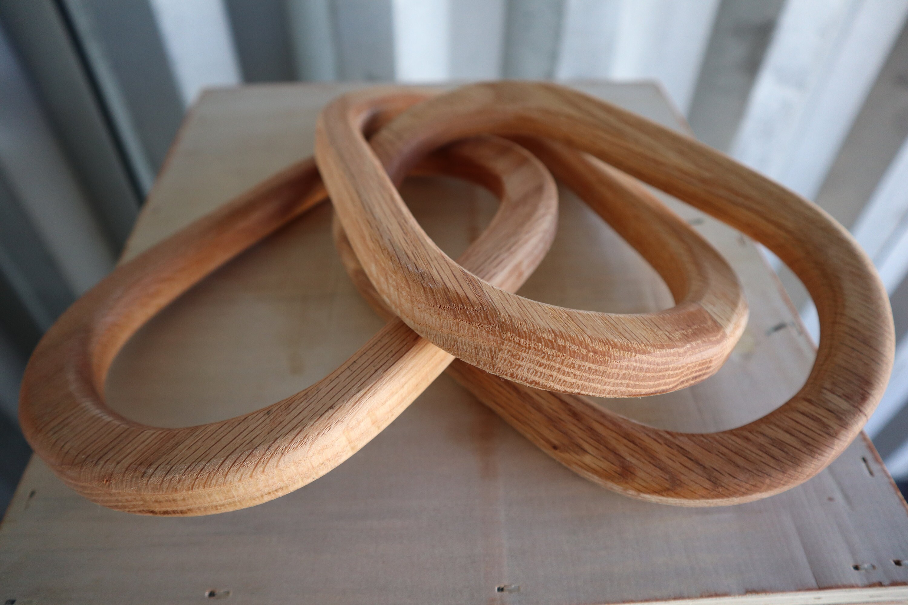 Three Wooden Link Chain - Etsy