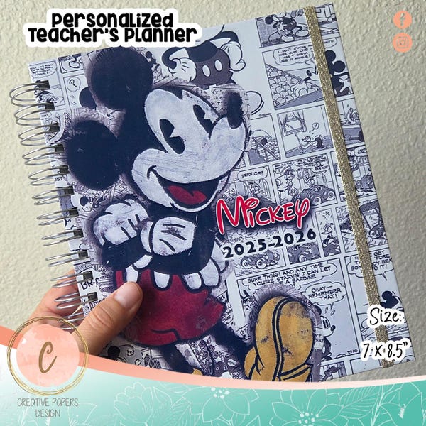 2026 Mickey Mouse Calendar - Etsy