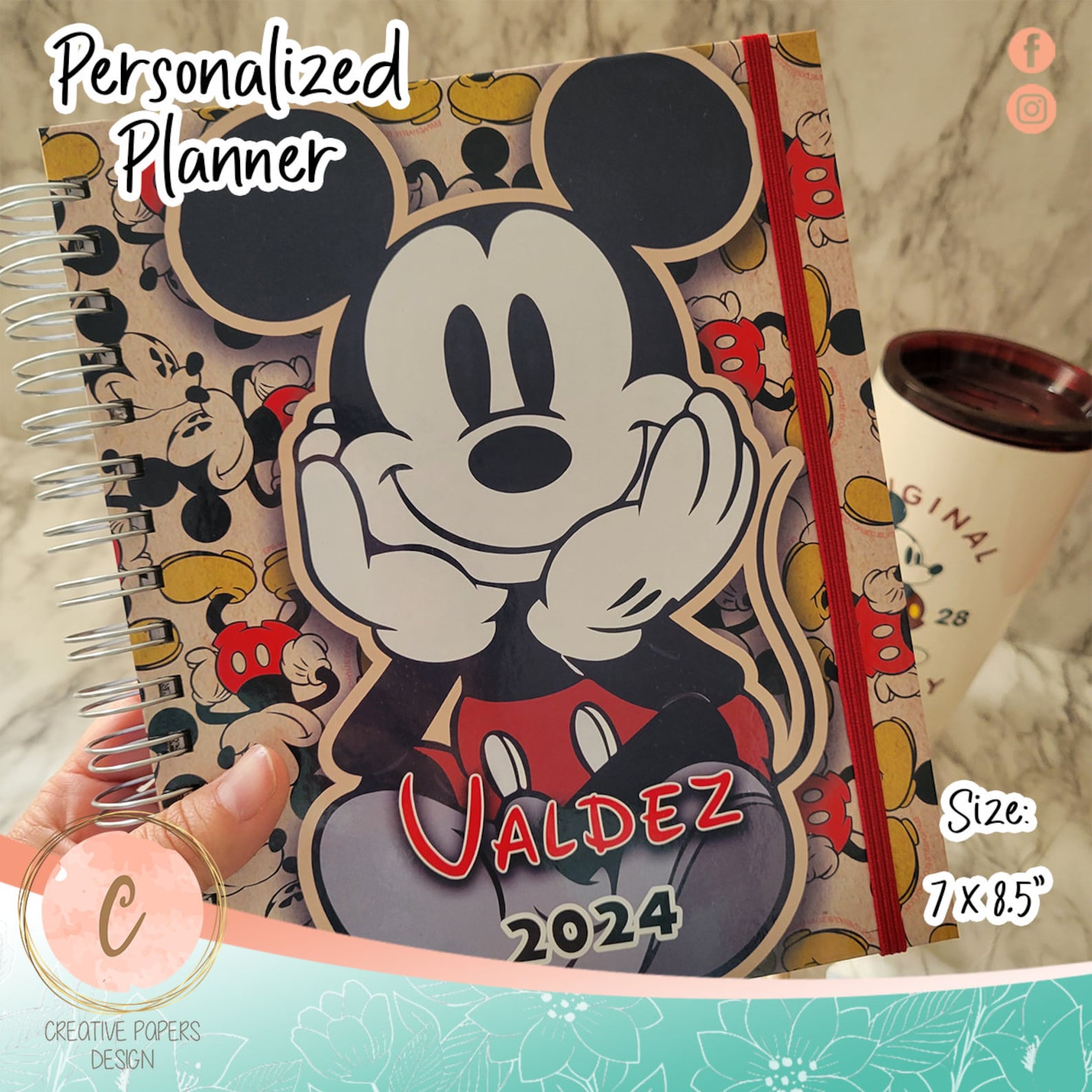 Personalized Weekly Planner 2026-2027/ Custom Agenda/ Gift for a Magic ...