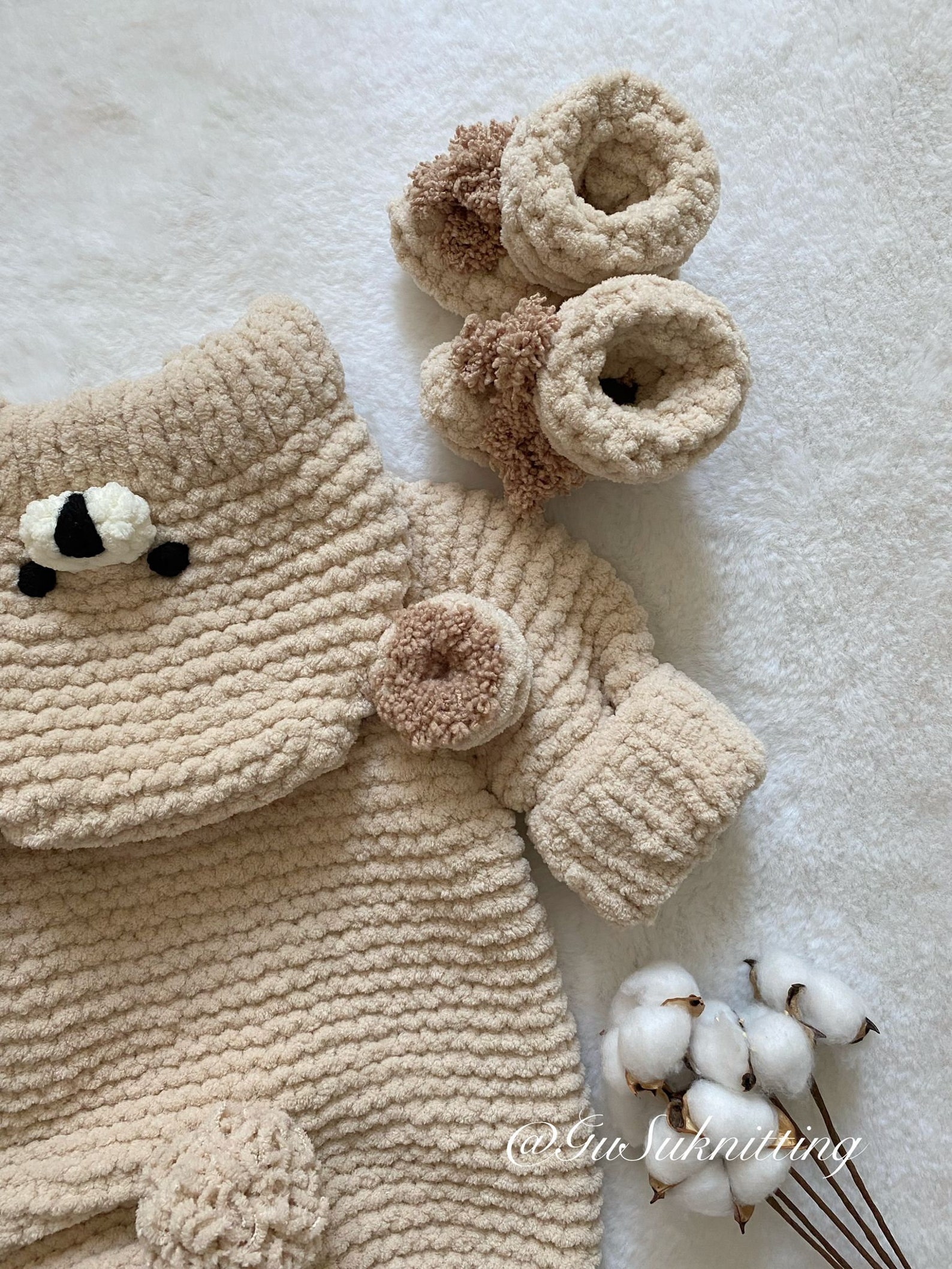 Cute Bear Knit Baby Jumpsuit Newborn Photo Session Scene - Etsy
