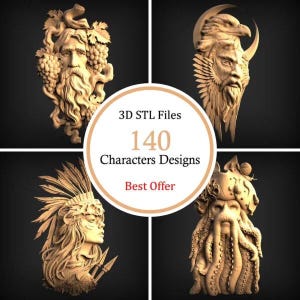 22000 Plus 3D STL Models, Wall Decor, Stl Files, CNC Router Engraver ...