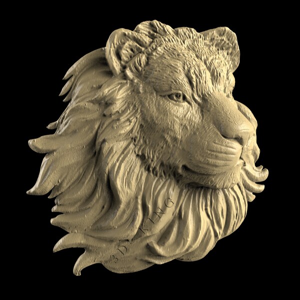 Lion Cnc 3d - Etsy