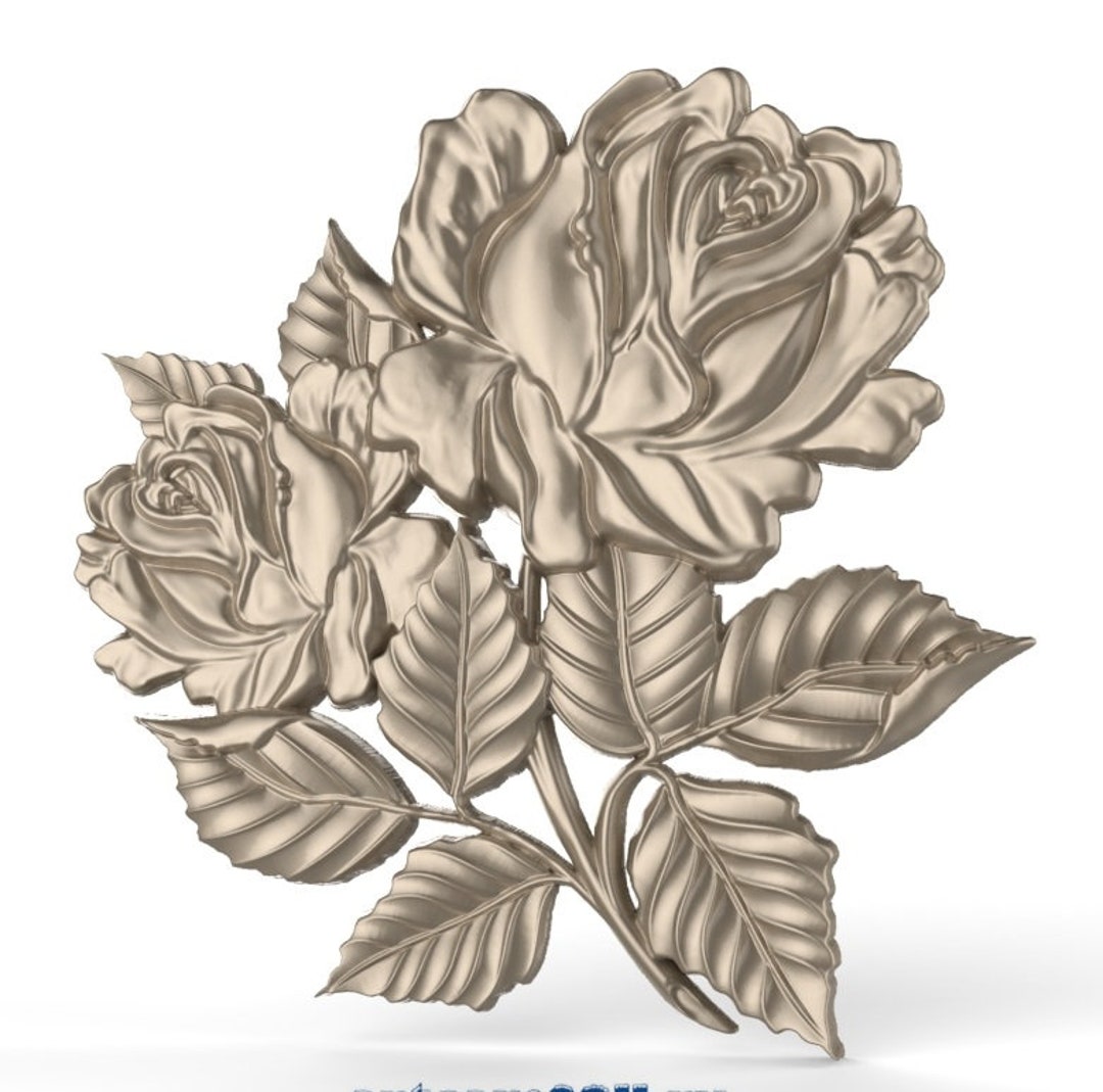 9 Flowered Pack 3D STL Models Furniture for CNC Router Aspire Artcam ...