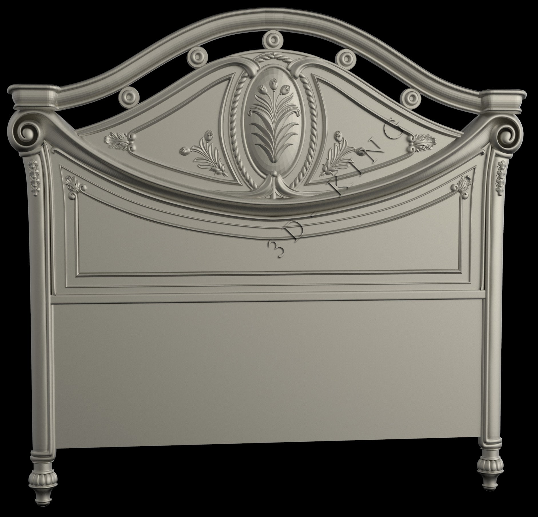 10 3D STL Models Furniture Beds Headboard Backsides for CNC - Etsy