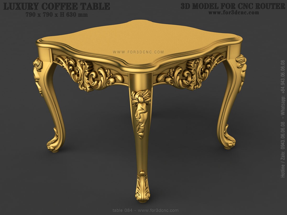 Table Top Leg Side Parts 3D STL Models for CNC Router Aspire Artcam ...